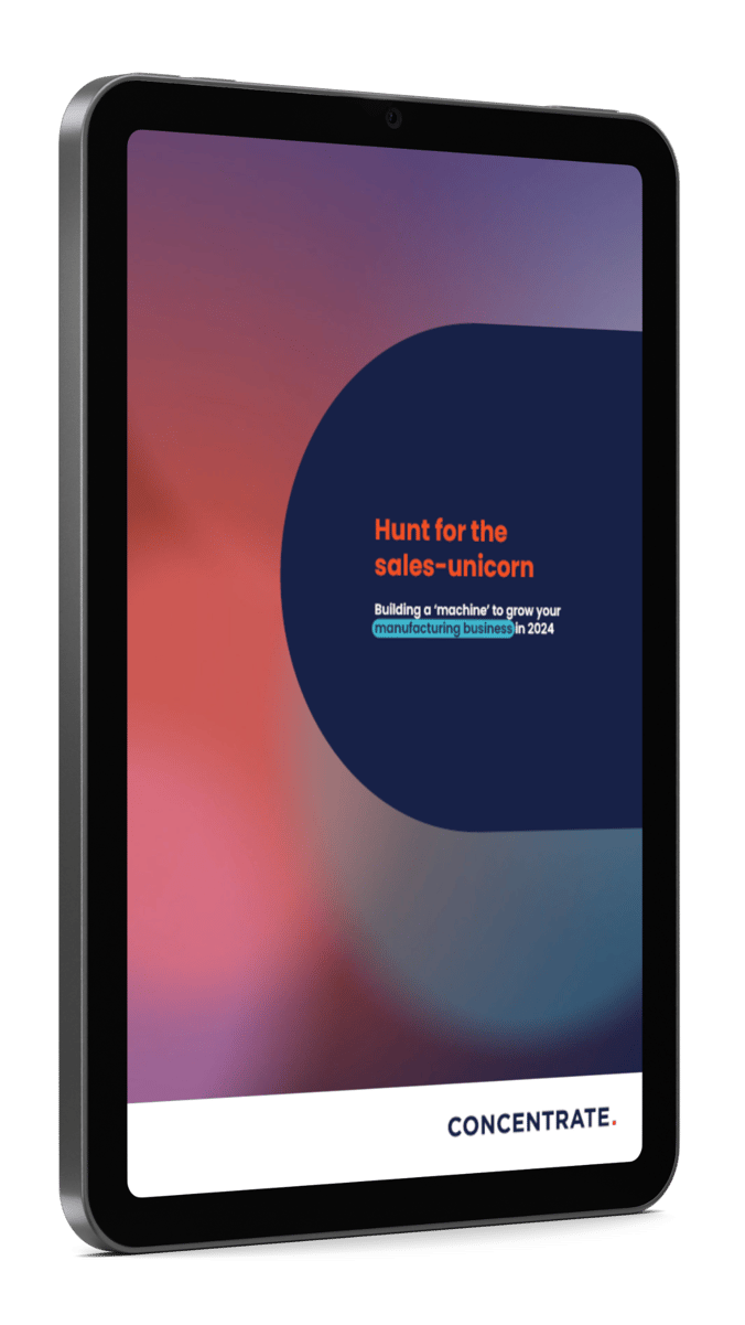 Increase manufacturing sales productivity | Free eGuide | Concentrate